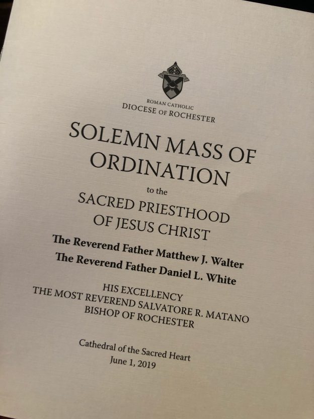 June 1st 2019 Ordination program | St. Joseph the Worker Parish
